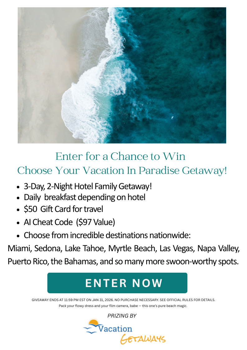 LIVE Giveaways - Escape Weekly Travel Newsletter